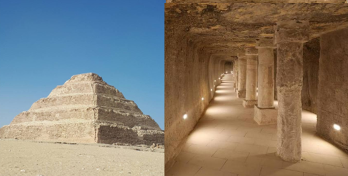A magnífica pirâmide de degraus de Djoser em Saqqara – Enfim aberta ...