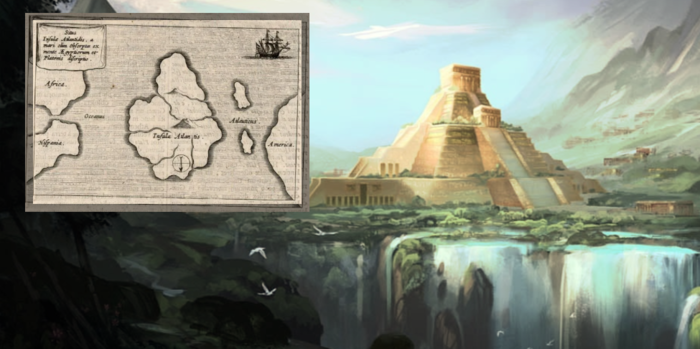 Mapa com a localização de Atlântida foi encontrado na Biblioteca do ...